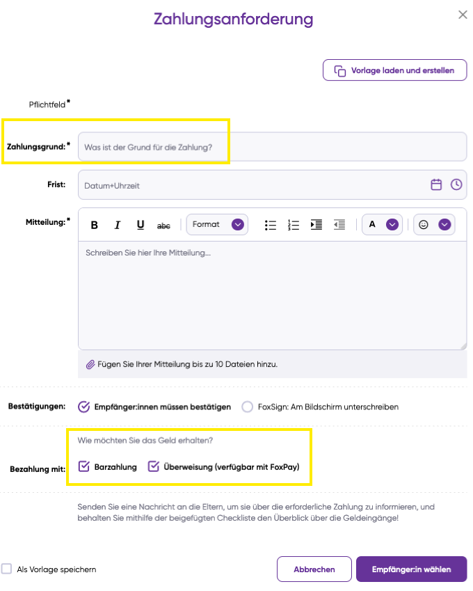 Aktivierung und Nutzung der FoxPay Funktion - eine Übersicht für FoxAdmins